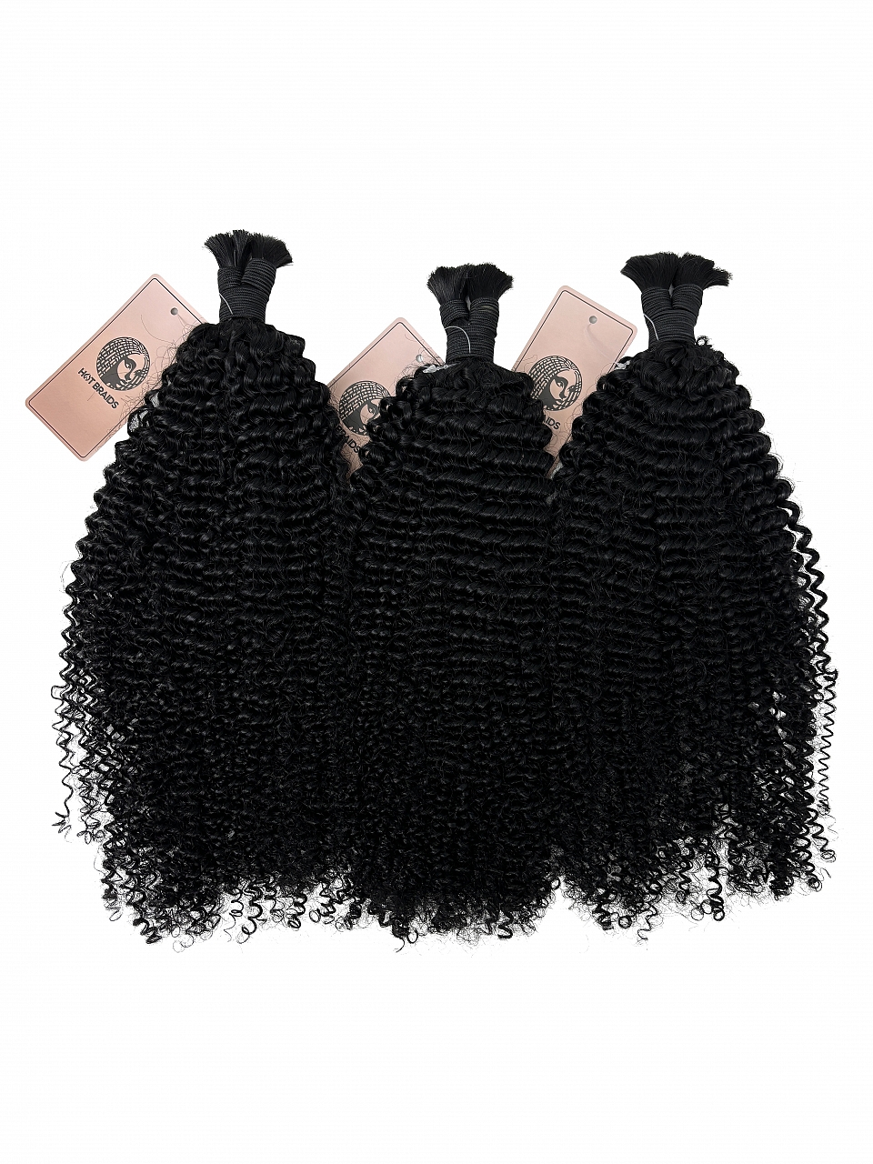 3C/4A Jerry Curl Human Hair for Braiding & Twisting-HotBraids Hair