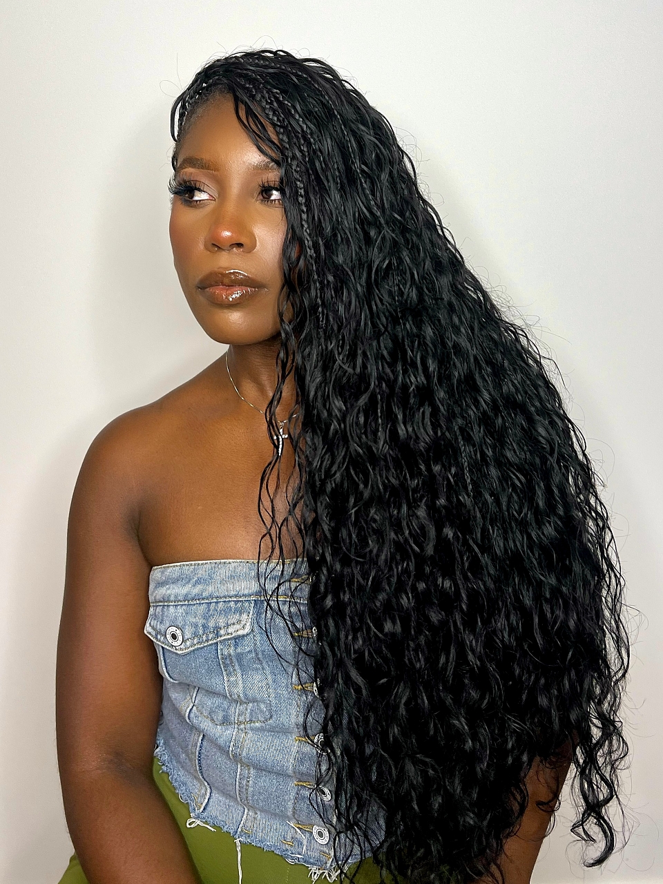 Spanish Wavy Human Braiding Hair for Loose Braids-HotBraids Hair