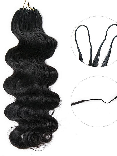 Hand-made Body Wave Crochet Human Hair Extension - Home - HotBraids