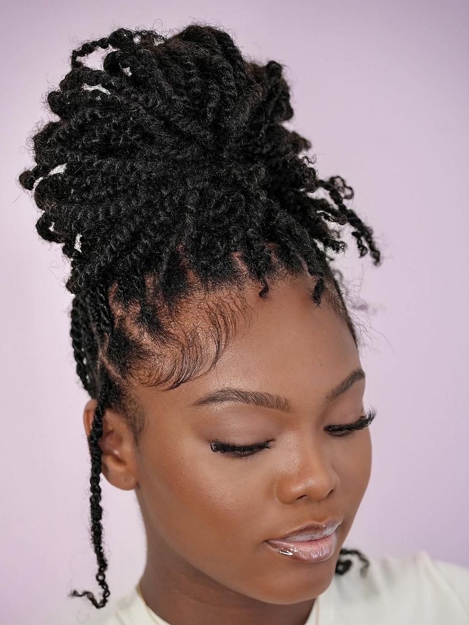 4b4c Texture-Tight Afro Kinky Coily - Bulk Human Hair - Dreadlocs ...